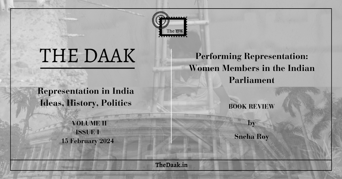 Performing Representation: Women Members in the Indian Parliament ...