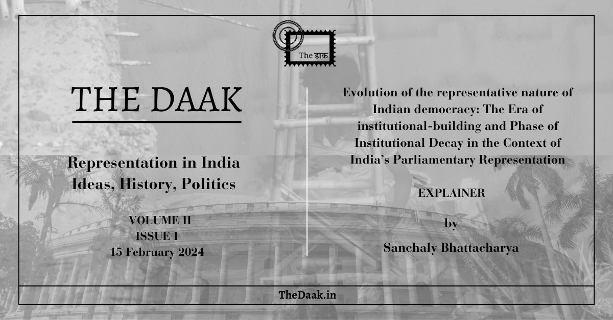 Evolution of the representative democracy: institutional-building and ...