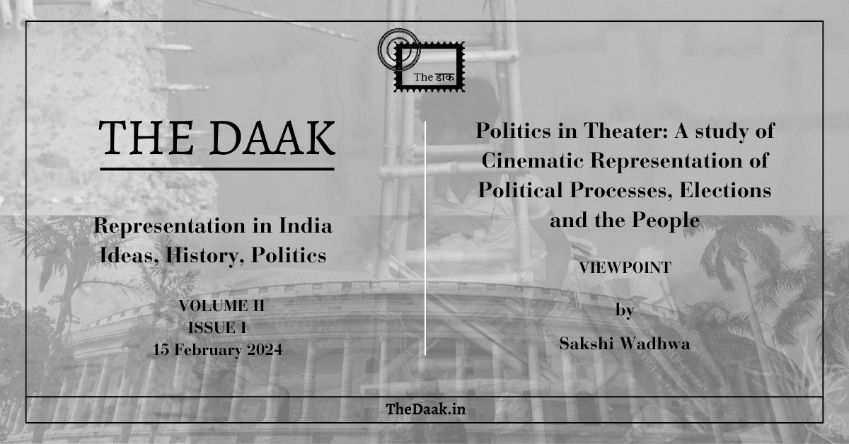 Cinematic representation of political processes, elections, and the ...